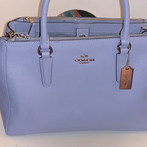 Coach | Bags | Coach Surrey Carryall Cornflower Blue | Poshmark